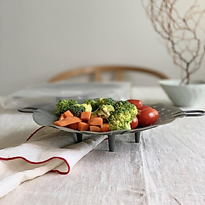 Korean Made Silicone Steamer Basket 10' Size, Silicone Steamer Insert for Pot Flexible Design, Stocking Stuffer Gift for Mom