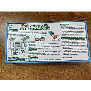 10-Pack Roach Trap Cockroach Trap, Roach Killer Indoor Infestation, Roach Motel, Roach Traps Indoor, Children & Pets Friendly(Light Green)