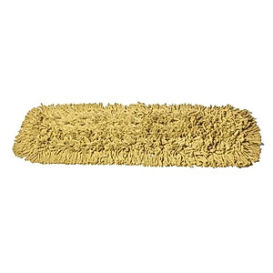 24 Inch Yellow Dust Mop with Metal Handle and 24 Inch Dust Mop Refill Bundle - 2 Mop Sets and 4 Refills