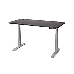 UNICOO Melamine 55.1 x 27.6 Inch Universal Table Top for Standard and Sit to Stand Height Adjustable Home and Office Desk Frames (Tabletop 55 - Black)