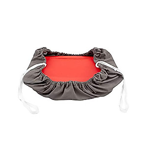 Grand Fusion 2 In 1 Casserole Carrier And Dish Towel For Kitchen, Machine Washable Kitchen Towels, Can Be Converted To Casserole Carrier For Hot Or Cold Food, Gray, Pack Of 1