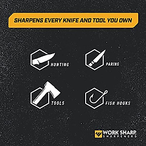 Work Sharp WSEDCPVT EDC Pivot Knife Sharpener, Black