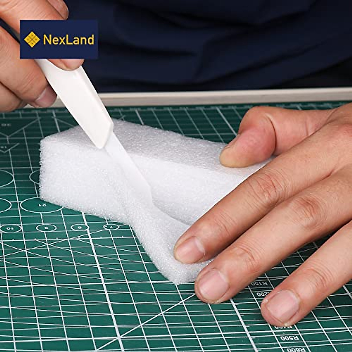 NexLand Ceramic Blade UB1 Ultra-Sharp Utility Blades 9mm 60 degree Snap-Off Utility Knife Replacement 10pcs