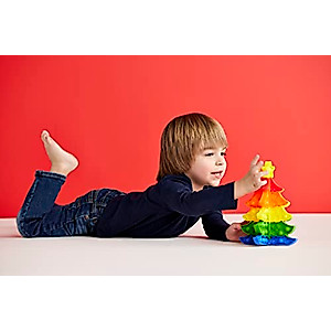 Mud Pie Kids Christmas Tree Popper, Rainbow, 8 1/4" x 6 1/2"