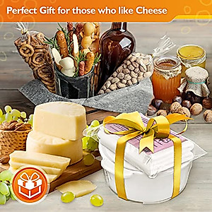 Grand Way Cheese Mold with a Follower and Cheesecloth – Cheese Making Kit – Cheesemaking Supplies – Cheese Set for Press – Reusable Cheesecloth – 100% Cotton Cloth for Straining – Paneer Maker