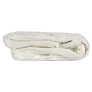 Zicac Unisex DIY Canvas Backpack Daypack Satchel (White 02) (Beige)