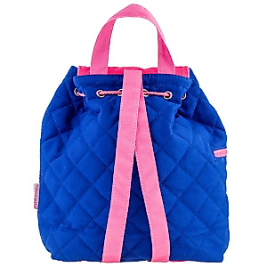 Stephen Joseph Quilted Rainbow Backpack for Girls with Coloring Activity Book