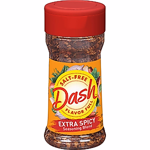 Dash Salt-Free Seasoning Blend, Extra Spicy, 2.5 Ounce
