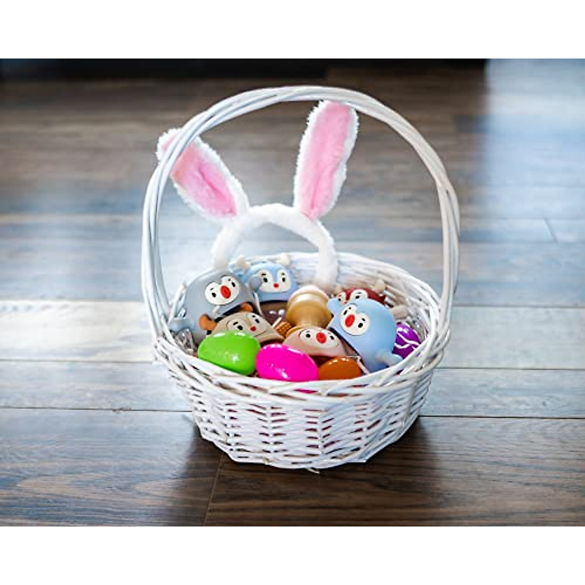 Smily Mia Penguin Buddy Never Drop Silicone Teething Toys for Babies 0-6month,Infant Hand Teether Pacifiers for 0-6Months Breastfeeding Babies, Easter Baby Basket Stuffers for 3-6Months,Light Blue