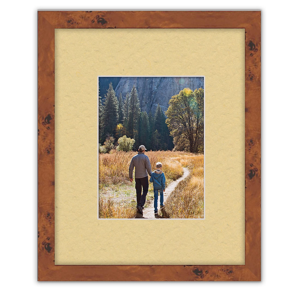 12x18 Mat Bevel Cut for 11x17 Photos - Acid Free Marzipan Beige Precut Matboard with Backing Board and Crystal Clear, Self Seal Photo Mat Bag - for Pictures, Photos, Framing - 4-ply Thickness