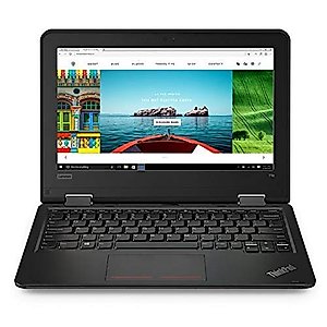 Lenovo ThinkPad 11E (5th Gen) 11.6-inch HD Business Laptop - Intel Celeron Quad-Core, 4 GB Ram, 128GB SSD, Windows 10 Pro (Renewed)