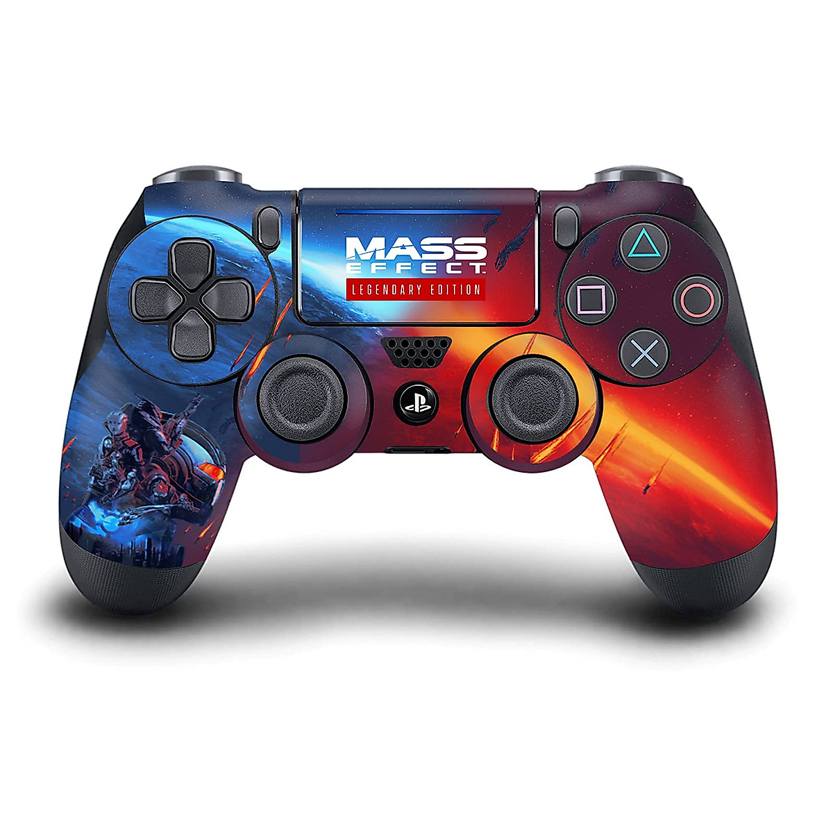 Head Case Designs Officially Licensed EA Bioware Mass Effect Key Art Legendary Graphics Vinyl Sticker Gaming Skin Decal Cover Compatible With Sony PlayStation 4 PS4 DualShock 4 Controller