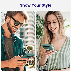 OTOFLY Designed for Pixel 8 Case, [Military-Grade Drop Protection][Anti-Scratch Microfiber Lining] Silicone Slim Thin Shockproof Phone Case for Google Pixel 8 (Pine Green)