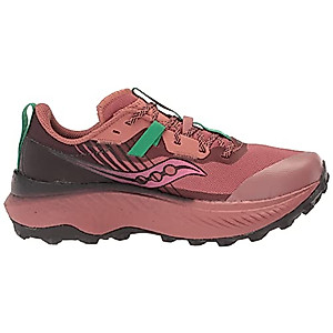 Saucony Women's Endorphin Edge Hiking Shoe, SOOT/Basalt, 8