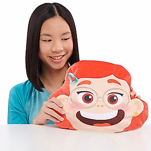Disney and Pixar Turning Red Meilin Lee Reversible 11-inch Plushie Character Head, Kids Toys for Ages 3 Up by Just Play