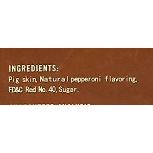 Pork Chomps Baked Pork Skin Dog Chews, 5-inch Mini Twists, Pepperoni Flavor Wrap, 30 Count