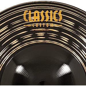 Meinl Cymbals Classics Custom Heavy Dark 18" Big Bell Ride Cymbal for Drum Set — Made in Germany — B12 Bronze, 2-Year Warranty, (CC18HBBDAR)