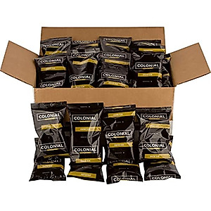 Colonial Coffee Packets, Pre Ground Coffee Packs, Signature Breakfast Blend Medium Roast, Bulk Single Pot Bags for Drip Coffee Makers, (2.5 oz Bags, Pack of 32)