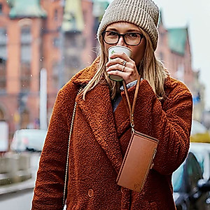 XcaseBar for Samsung Galaxy S23 Ultra Wallet case with Zipper【RFID Blocking】Credit Card Holder, Flip Folio Book PU Leather Phone case Shockproof Cover Women Men for Samsung S23Ultra case Light Coffee