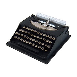 Giant Bean Bag Chairs MP01-113 Papercraft 1/8 Mini Petite Mix Scale Typewriter