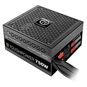 Thermaltake Toughpower 750W 80 Plus Gold Semi Modular PSU ATX 12V or EPS 12V Ultra Quiet Power Supply PS-TPD-0750MPCGUS-1