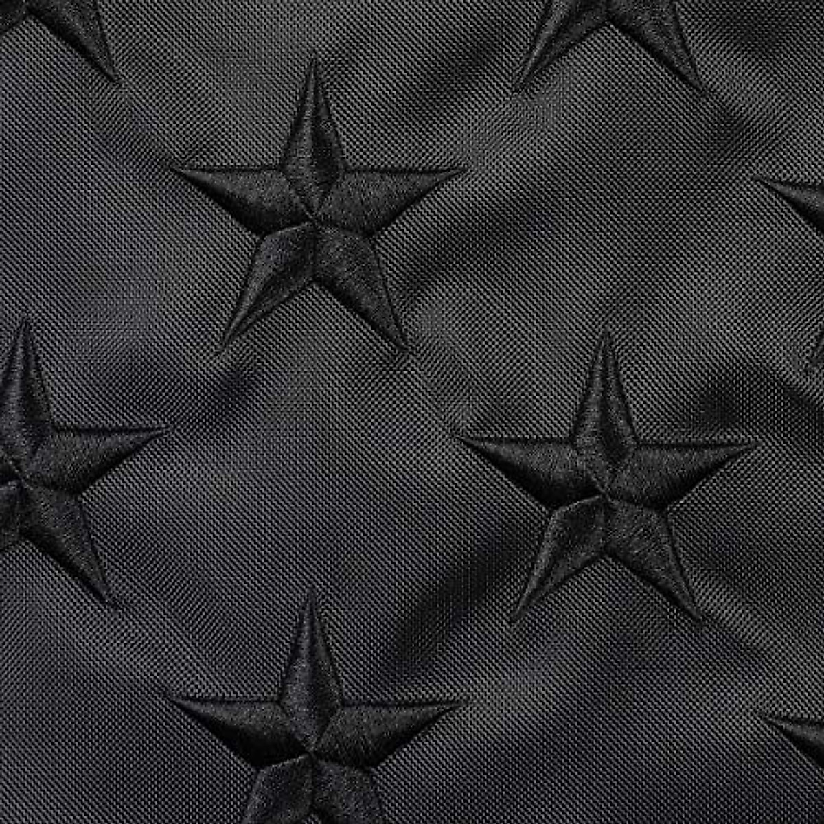 All Black American Flag 3x5 ft Outdoor - Embroidered Stars, Sewn Stripes, Brass Grommets Blackout Tactical US Black Flag, Heavy Duty 300D Nylon USA Flag