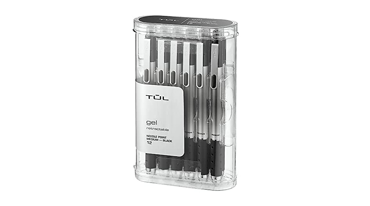 TUL GL1 Retractable Gel Pen - Precise 0.7mm Fine Line Writing