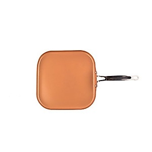 MasterPan Copper tone 11-inch Ceramic Non-stick Griddle pan