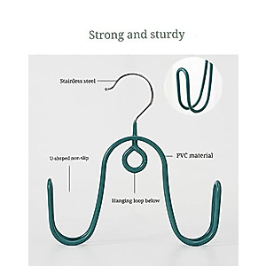 BORXJNM Shoe Hanging Hooks-Space-Saving Drying Shoe Rack for Basketball Shoes, Sports Shoes,Slippers,Cloth Shoes，Stainless Steel Holders for Fixing Shoe Racks, Shoes Hanger Drying Rack (Pack of 5)