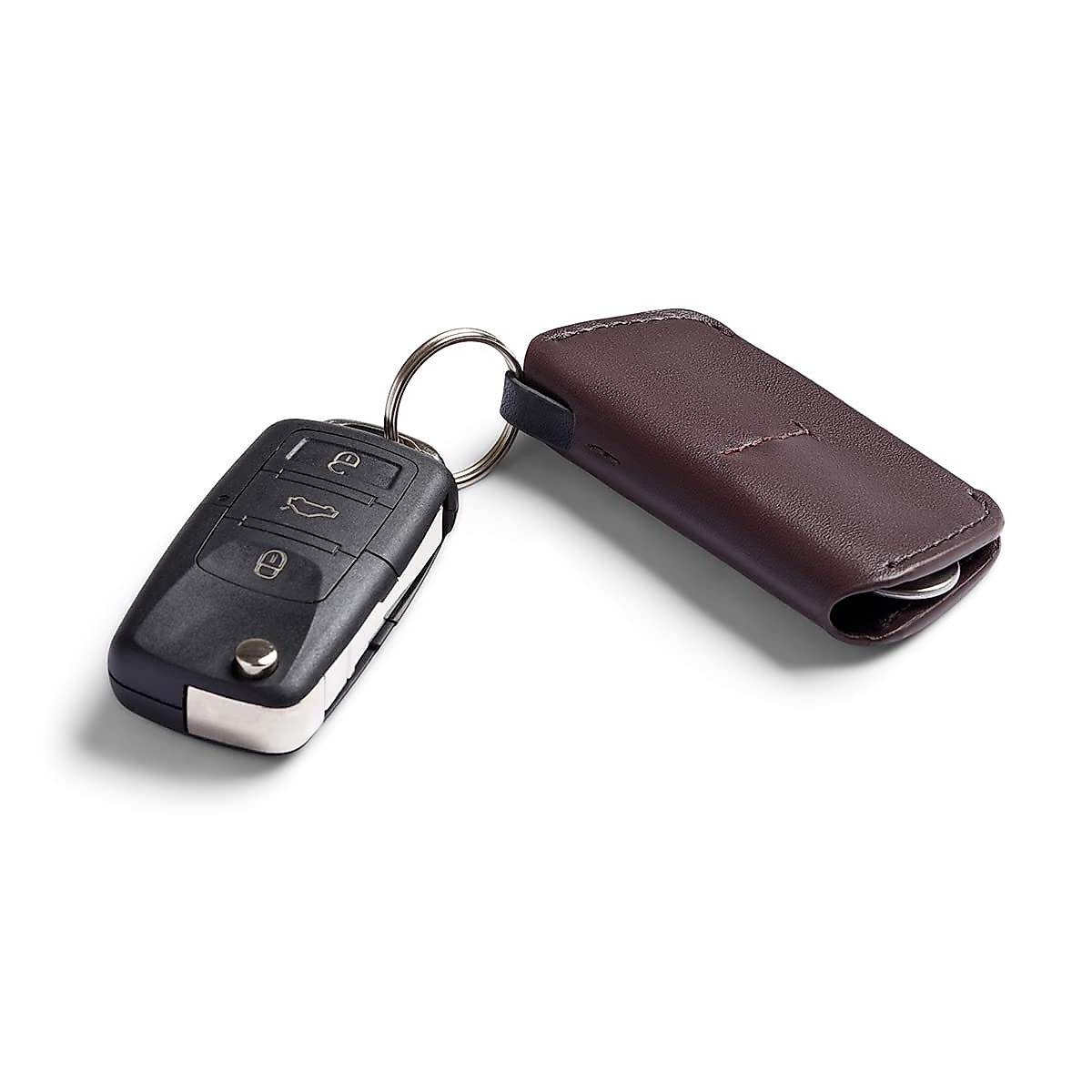 Bellroy Leather Key Cover (Max. 4 keys) - Deep Plum