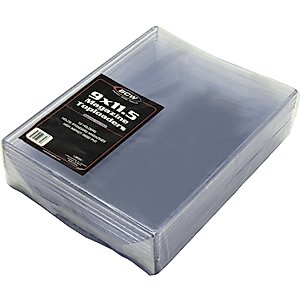 BCW Supplies 7mm Magazine Topload Holder (10 Count Pack) | Rigid PVC, Crystal Clear Display, Acid-Free Toploaders | Protective Display for Beckett Price Guides & Magazines, Documents, and Photos
