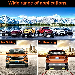 DoHonest Backup Camera HD Waterproof Night Vision Metal Rear View Reverse Cam for Car Truck Pickup RV Van SUV P31