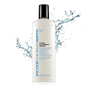 Peter Thomas Roth | Acne Clearing Wash | Maximum-Strength Salicylic Acid Face Wash, Clears Up and Helps Prevent Breakouts, 8.5 Fl Oz