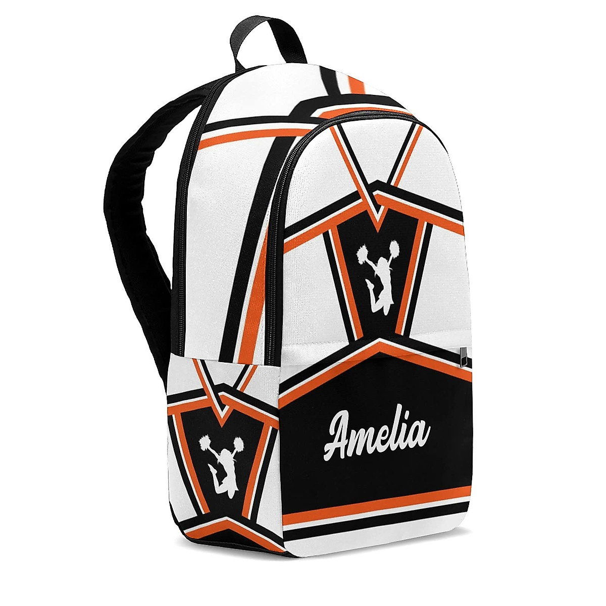 Yeshop Cheerleader Personalized Backpack for Teen Boys Girls,Custom Travel Backpack Bookbag Casual Bag with Name Gift