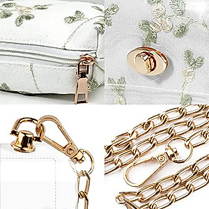 Clear Shoulder Bag Purse, 2 in 1 Transparent Crossbody Bag Jelly Handbag, Polyvinyl Chloride Top Handle Chain Clutch for Women