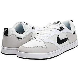 Nike SB Alleyoop Mens Trainers CJ0882 Sneakers Shoes (UK 8 US 9 EU 42.5, White Black White 100)