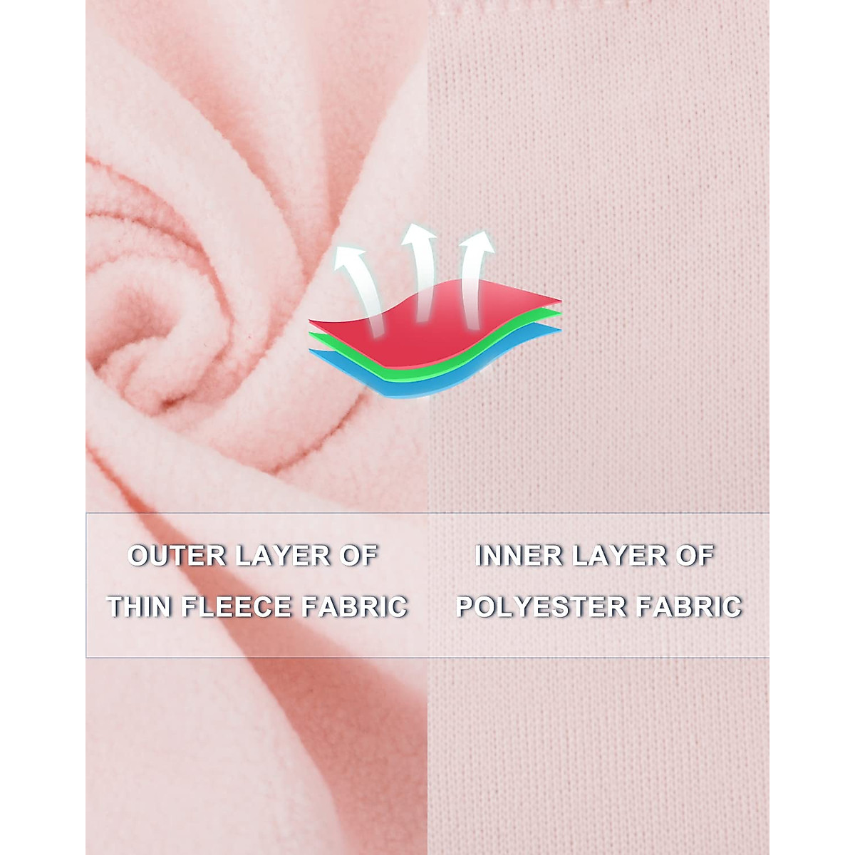 Dolcevida Women's Lightweight Soft Fleece Athletic Running Track Jackets Slim Fit Workout Jacket with Thumb Holes(Pink,Medium)