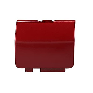 X AUTOHAUX Red Rear Left Bumper Tow Hook Towing Eye Cover Cap Replacement GJR950EL1 for Mazda 6 2013 2014 2015 2016 2017 2018