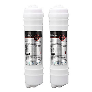 2 Pack Water Purifier Replacement Cartridge, 10 Inch 75g RO Reverse Osmosis Membrane Korean Style Quick Connect Cartridge, Household Water Purifier Filter