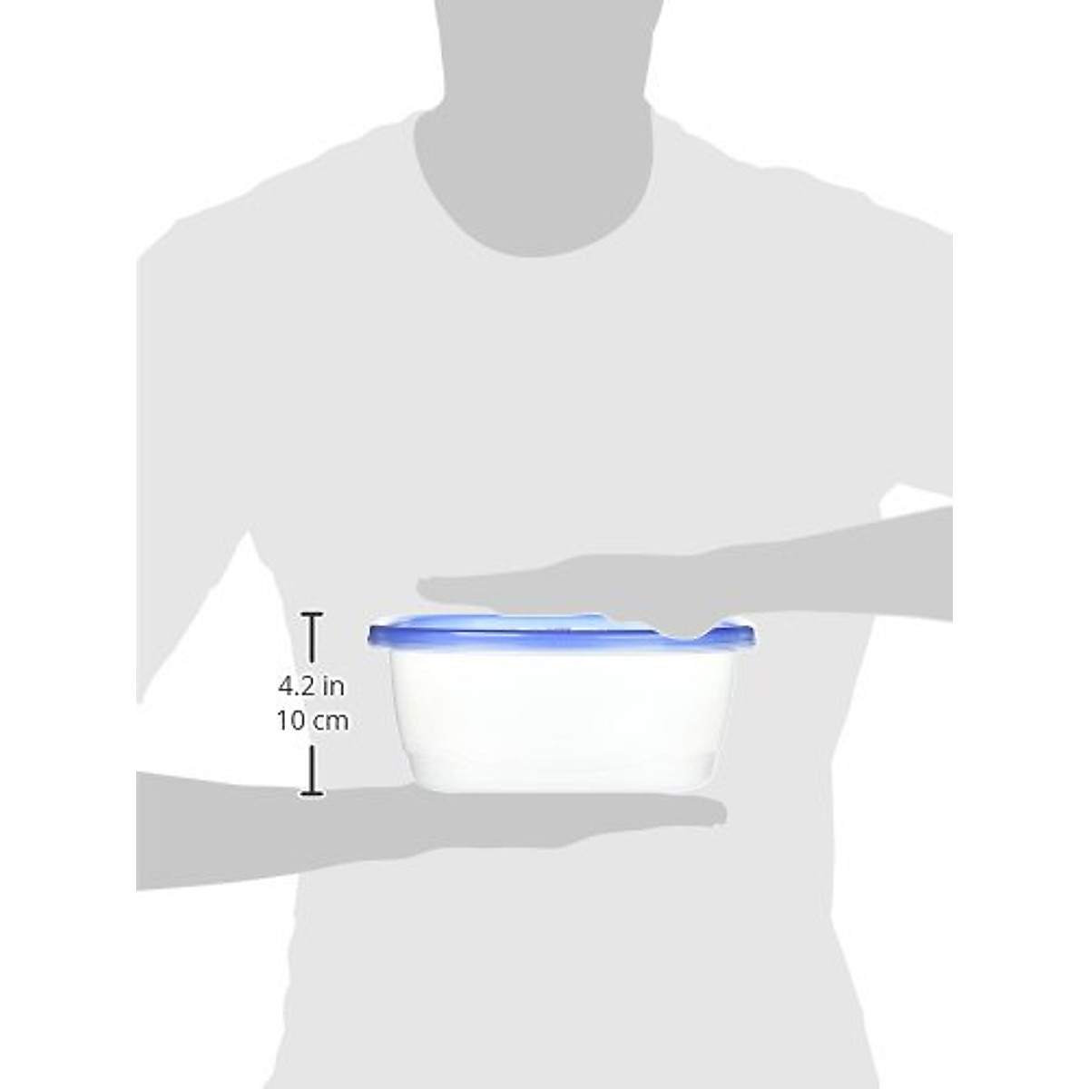 Glad Food Storage Containers - Family Sized Container - 104 Ounces - 3 Containers