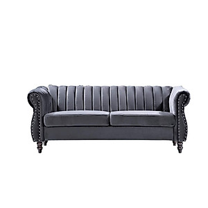 US Pride Furniture Upholsered Rolled Arms Sofa