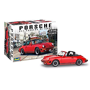 Revell Level 4 Model Kit Porsche 911 Carrera 3.2 Targa 2-in-1 Kit 1/24 Scale Model