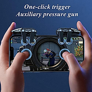 Game Controller Trigger for PU-BG, G21 Gamepad Joystick Aim Shooting L1 R1 Key Button Compatible for i-Phone [video game] [video game] [video game]