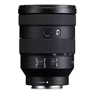 Sony Alpha a7 III Full Frame Mirrorless Digital Camera with FE 24-105mm f/4 G OSS Full-Frame Lens and Accessory Bundle (6 Items)