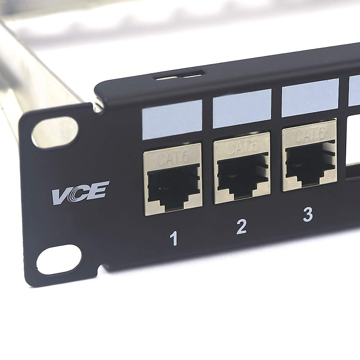 VCE RJ45 Cat6 Shielded in-line Coupler 25-Pack, Cat 6 Female to Female Keystone Jack 8P8C Cat5e Modular Connector with Keystone Latch