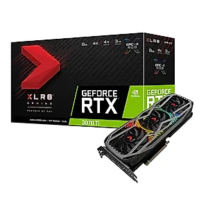 PNY GeForce RTX 3070 Ti 8GB XLR8 Gaming Revel Epic-X RGB Triple Fan Graphics Card (Renewed)