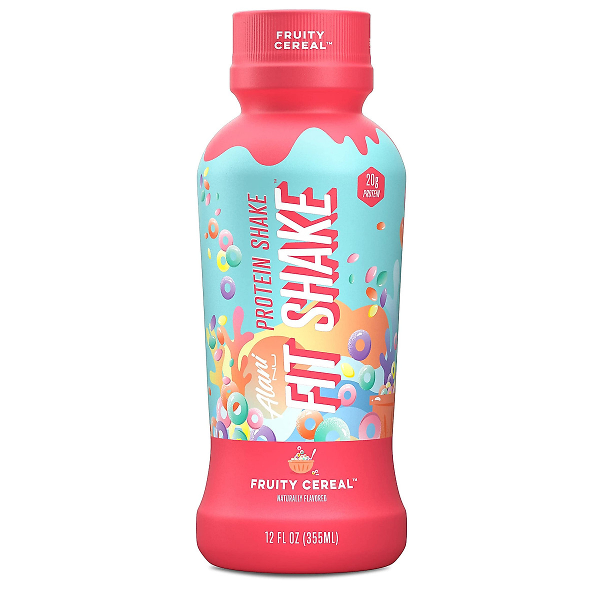 BeeQ Alani Shake Variety Pack - (Pack of 10) - 5 Different Flavors :Munchies, Fruity Cereal, strawberry shortcake, chocolate, Vanilla 12 fl. oz.