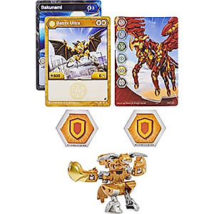 Bakugan Ultra, Batrix, 3-inch Tall Armored Alliance Collectible Action Figure and Trading Card