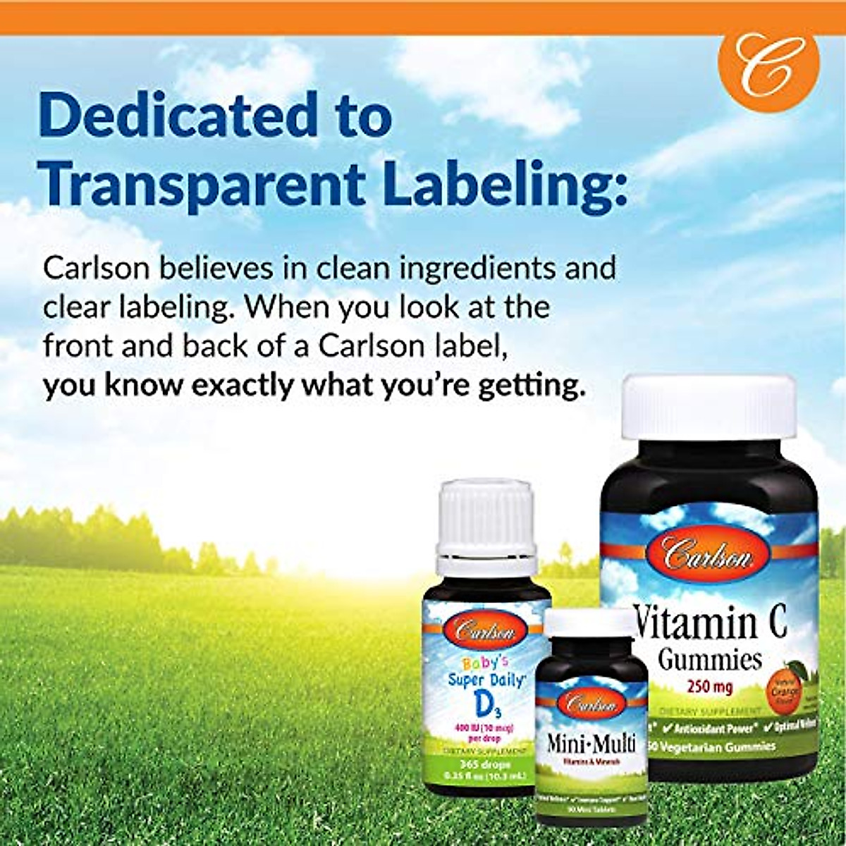 Carlson - Melatonin Gummies, 2.5 mg, Healthy Sleep, Promotes Relaxation, Natural Strawberry Flavor, 60 Gummies