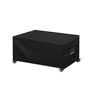 LTSxop Patio Furniture Covers, Waterproof and Heavy Duty 600D Outdoor Sectional Sofa Set Cover and Patio Table Covers, Table and Chair Set Covers for Rainy, Snowy and Sunny, 110" L x 84" W x 28" H